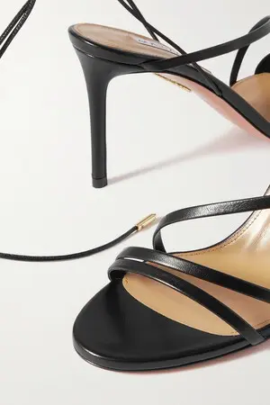 AQUAZZURA Carnal 85 Leather Sandals