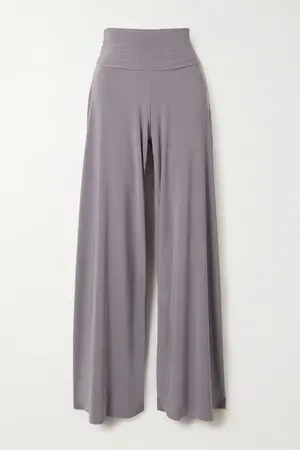 Norma Kamali Elephant Wide-leg Pants - Purple