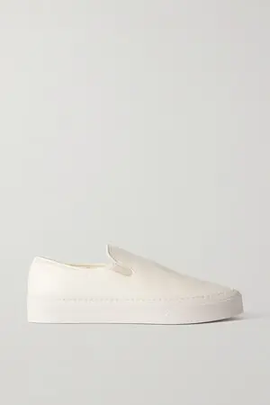 THE ROW Marie H Canvas Slip-on Sneakers
