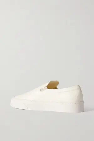 THE ROW Marie H Canvas Slip-on Sneakers
