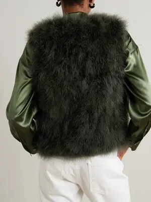 YVES SALOMON Feather Vest