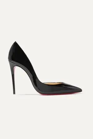 CHRISTIAN LOUBOUTIN Iriza 100 Patent-leather Pumps - Black