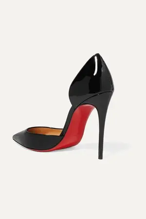 CHRISTIAN LOUBOUTIN Iriza 100 Patent-leather Pumps - Black