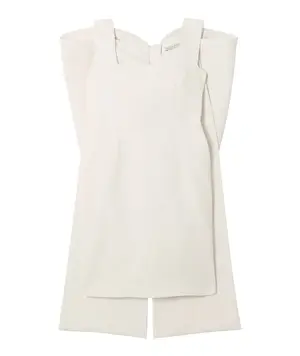 EMILIA WICKSTEAD Drusilla Bow-detailed Cloqué Mini Dress