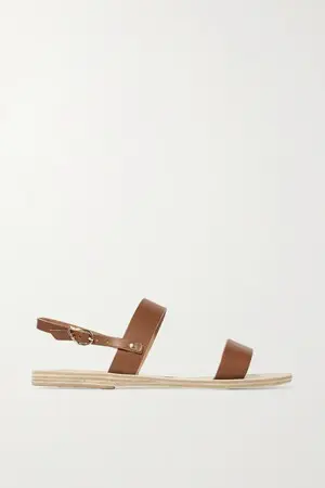 ANCIENT GREEK SANDALS Clio Leather Sandals - Brown