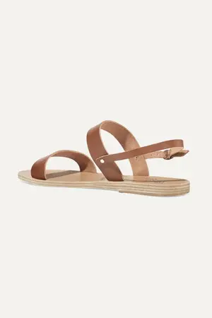 ANCIENT GREEK SANDALS Clio Leather Sandals - Brown