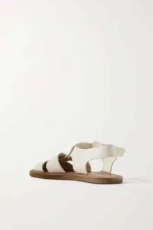 THE ROW Fisherman Woven Leather Sandals