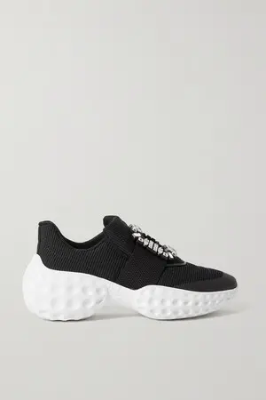 ROGER VIVIER Viv Run Sneakers - Black