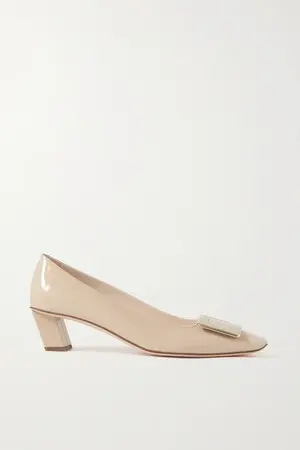 ROGER VIVIER Roger Vivier Belle Vivier 45 Patent-Leather Pumps Pink