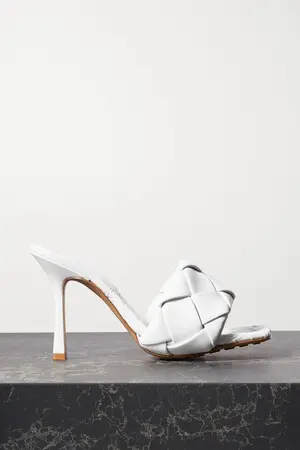 Bottega Veneta Lido Intrecciato Leather Mules