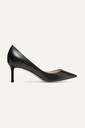 JIMMY CHOO Romy 60 Leather Pumps - Black