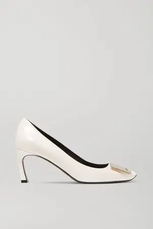 ROGER VIVIER Belle Vivier Trompette Leather Pumps