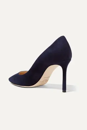 JIMMY CHOO Romy 85 Suede Pumps