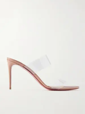 CHRISTIAN LOUBOUTIN Just Nothing 85 Mules - Neutrals