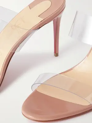 CHRISTIAN LOUBOUTIN Just Nothing 85 Mules - Neutrals