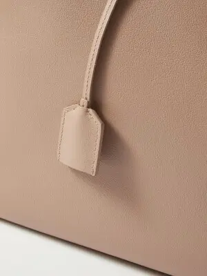 Saint Laurent East West Large Leather Tote - Neutrals