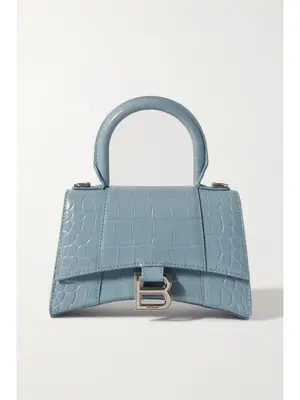 Balenciaga Balenciaga Hourglass Xs Tote Blue