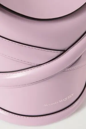 Alexander McQueen The Curve Small Leather Bucket Bag