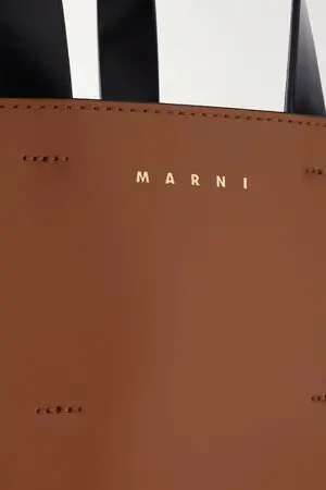 Marni Museo Mini Color-block Leather Tote