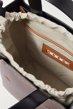 Marni Museo Mini Color-block Leather Tote