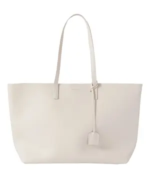Saint Laurent East/west Large Textured-leather Tote One-color
