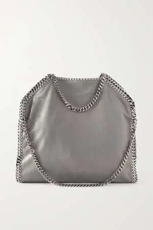 Stella McCartney Falabella Medium Shoulder Bag Light Gray