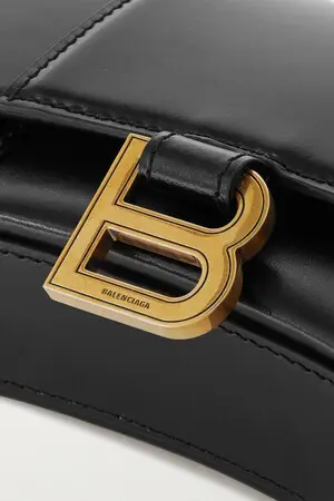 Balenciaga Hourglass Leather Shoulder Bag