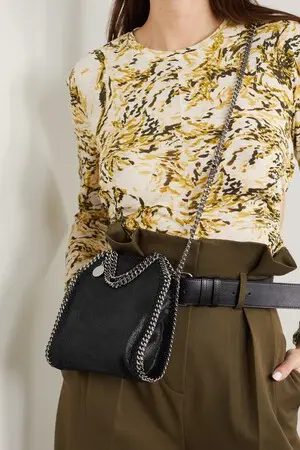 Stella McCartney Net Sustain The Falabella Tiny Shoulder Bag