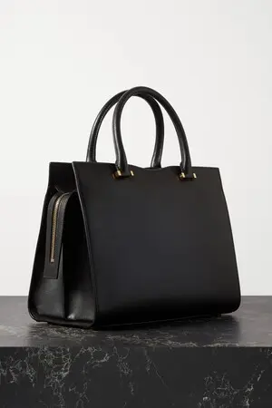 Saint Laurent Uptown Medium Textured-leather Tote