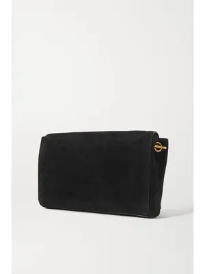 Saint Laurent Kate Reversible Leather And Suede Shoulder Bag