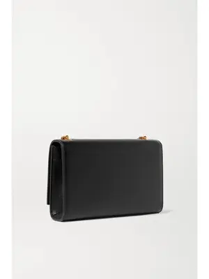 Saint Laurent Kate Small Embossed-leather Shoulder Bag - Black