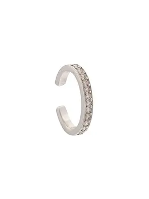 ANITA KO Diamond Hoop Earring - Metallic