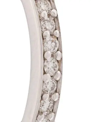 ANITA KO Diamond Hoop Earring - Metallic