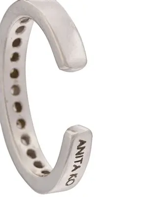 ANITA KO Diamond Hoop Earring - Metallic
