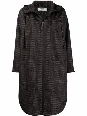 Fendi Ff Logo-print Raincoat