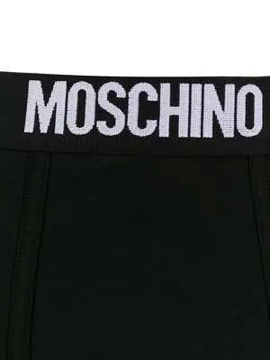 Moschino Logo Boxers - Black