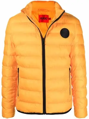 Hugo Reverse Logo-patch Padded Jacket