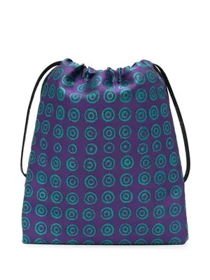 10 CORSO COMO Geometric-print Makeup Bag - Purple