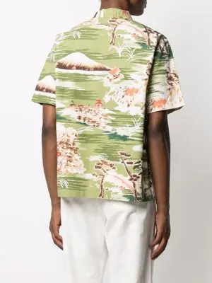 Universal Works Graphic-print Short-sleeve Shirt