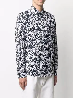 Michael Kors Floral-print Button-up Shirt