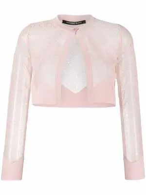 ANTONINO VALENTI Cropped Lace Bolero