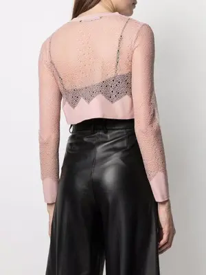 ANTONINO VALENTI Cropped Lace Bolero