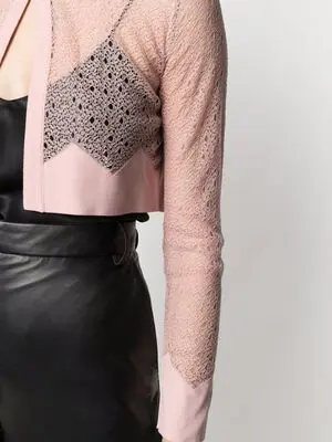 ANTONINO VALENTI Cropped Lace Bolero