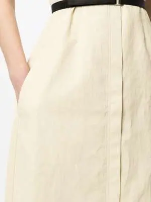 JIL SANDER Belted Midi Dress