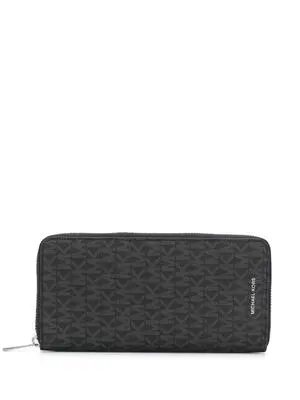 Michael Kors Logo Print Wallet - Black
