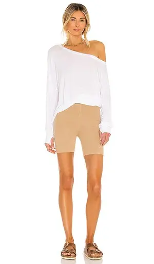 Michael Lauren Kristopher Open Shoulder Top - White