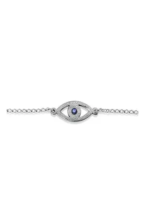 MELANIE MARIE Evil Eye Pendant Bracelet