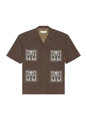 SASQUATCHFABRIX Kirigami Shirt In Brown
