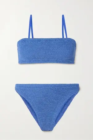 Hunza G Gigi Original Crinkle Bikini Blue