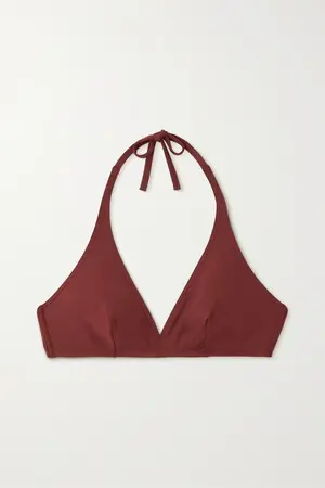 ERES Les Essentiels Gang Triangle Bikini Top Brown